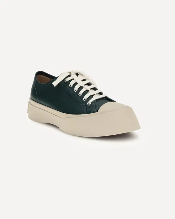 Marni Pablo Leather Sneakers - Black