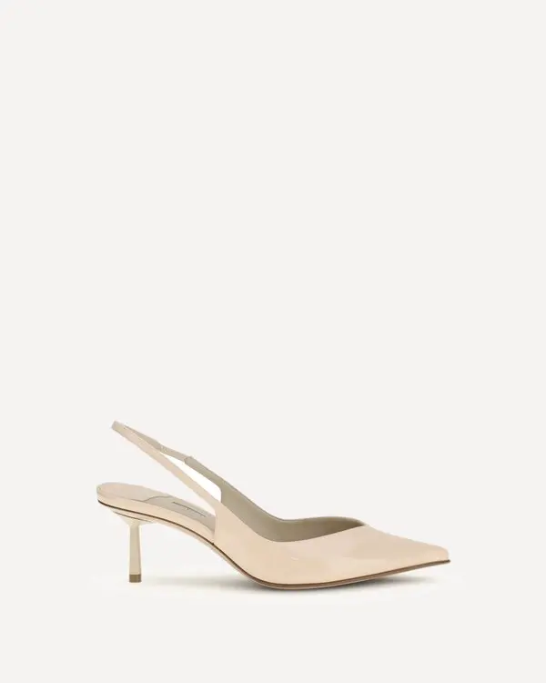 LE SILLA Vivienne Patent Leather Slingback Pumps - Pink