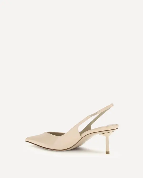 LE SILLA Vivienne Patent Leather Slingback Pumps - Pink