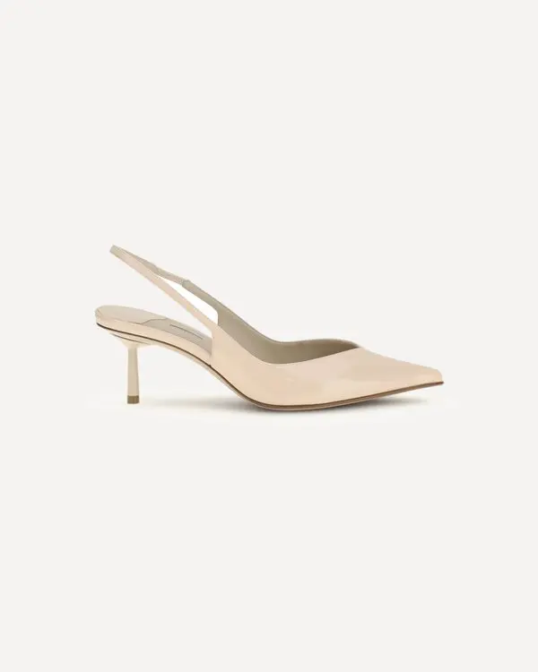 LE SILLA Vivienne Patent Leather Slingback Pumps - Pink