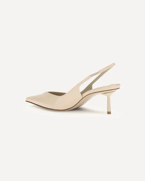 LE SILLA Vivienne Patent Leather Slingback Pumps - Pink