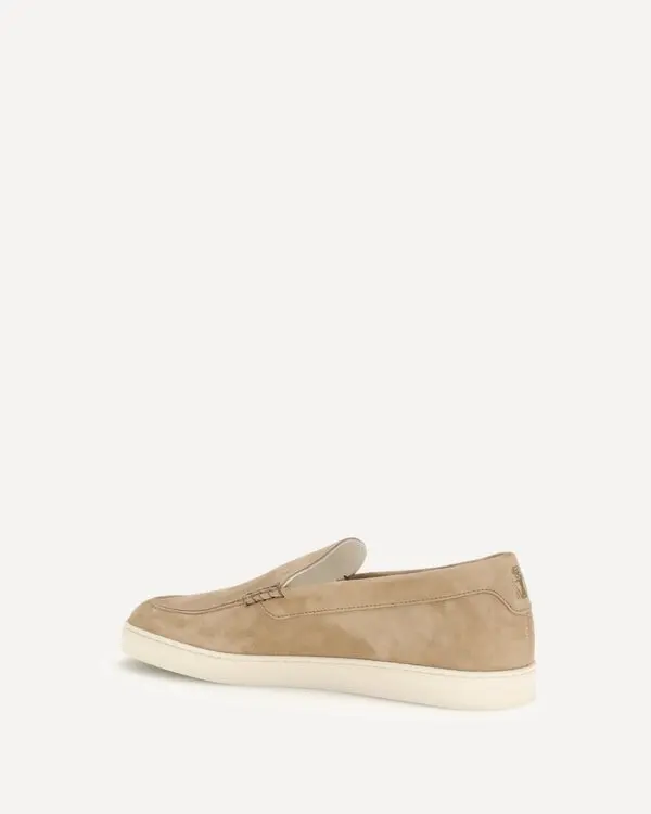 Brunello Cucinelli Suede Loafers - Beige