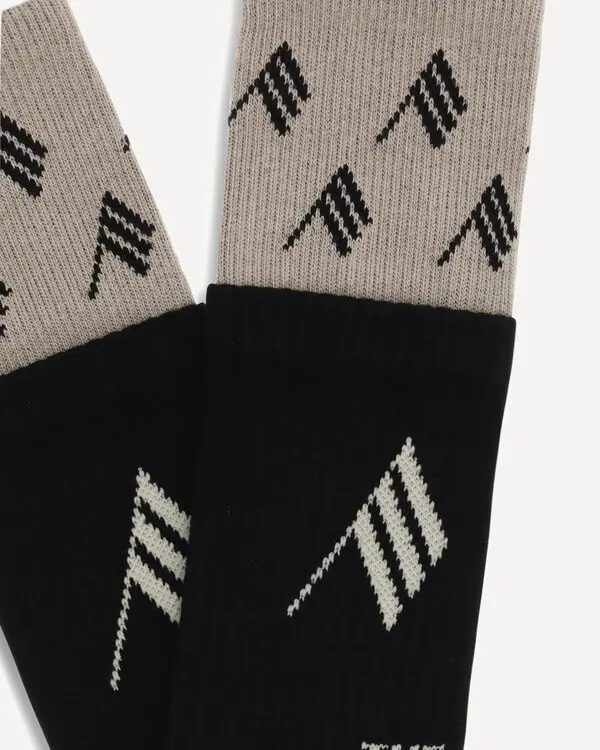 Attico Logo Cotton Socks