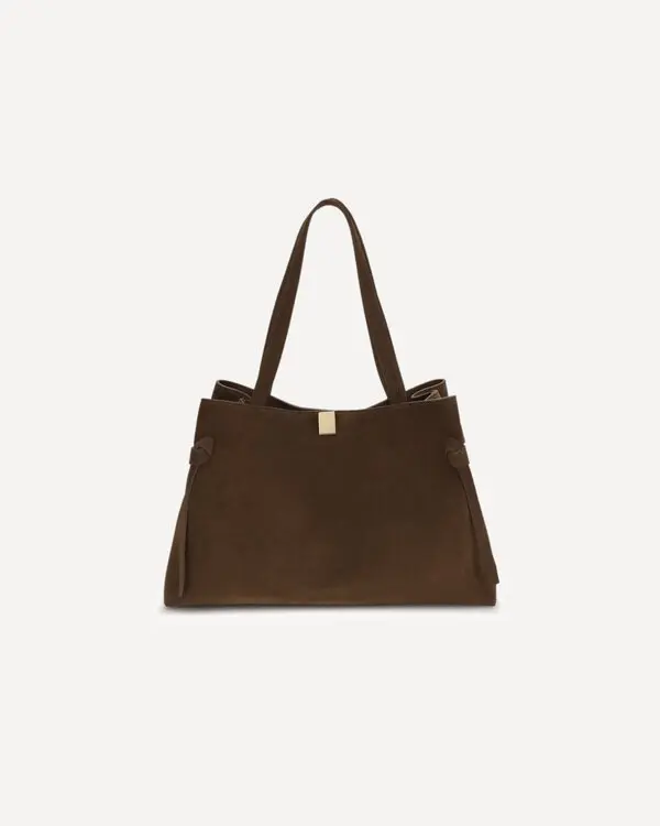 Yuzefi Gyoza Large Shoulder Bag - Brown