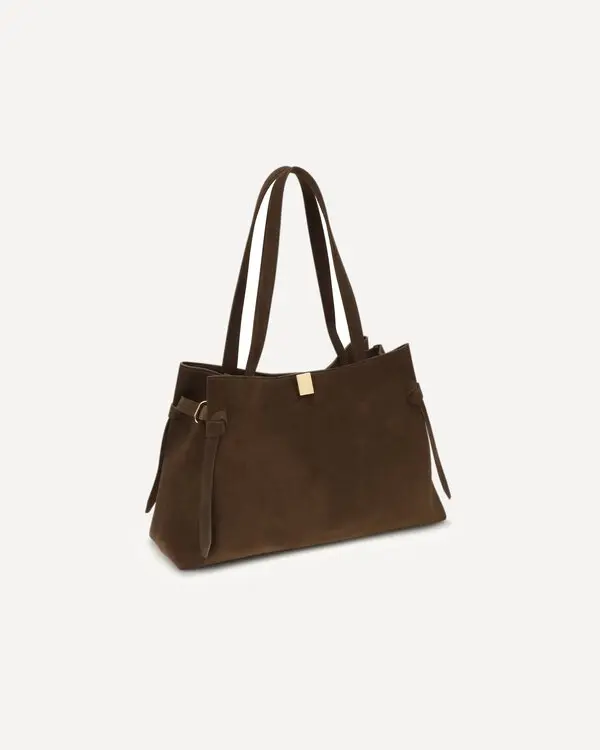 Yuzefi Gyoza Large Shoulder Bag - Brown