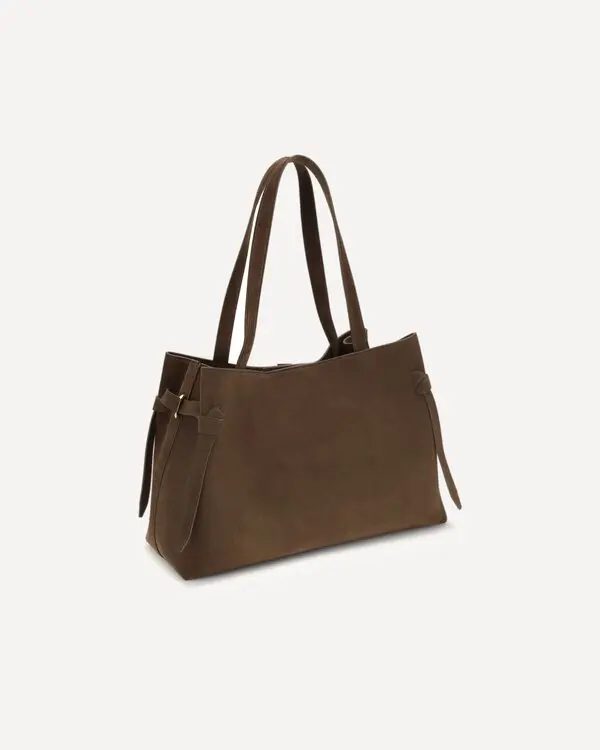 Yuzefi Gyoza Large Shoulder Bag - Brown
