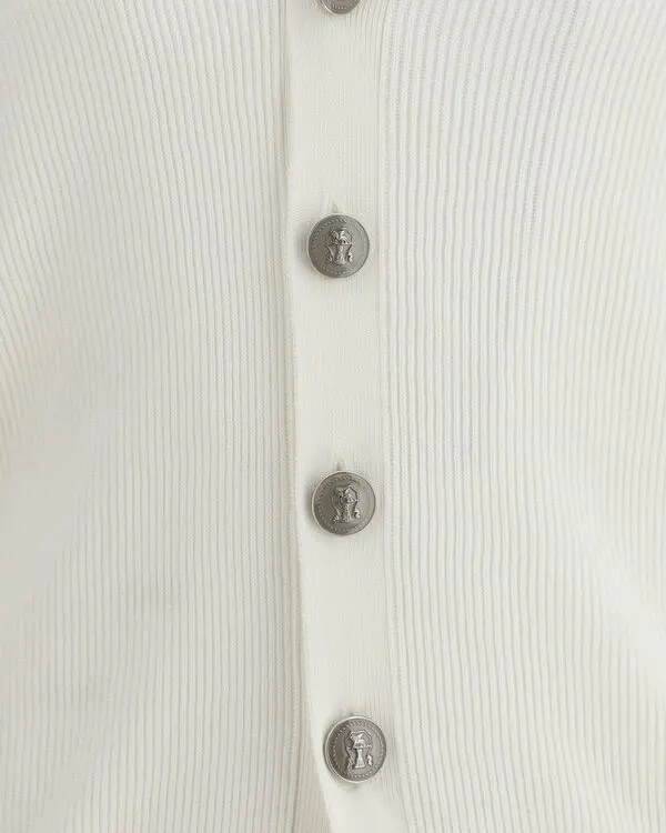Brunello Cucinelli Ribbed V-neck Cardigan