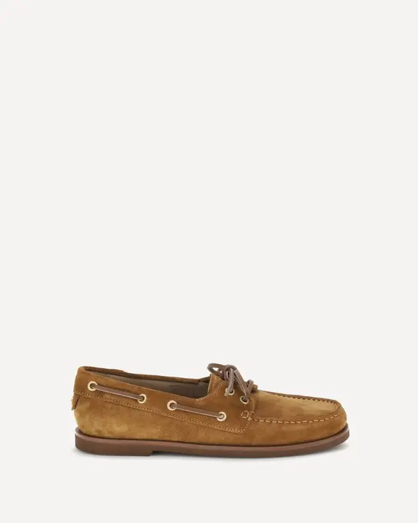 GIANVITO ROSSI Vandée Suede Loafers - Brown