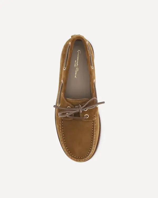 GIANVITO ROSSI Vandée Suede Loafers - Brown