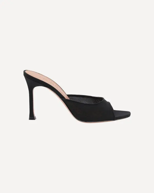 Amina Muaddi Alexa Slipper Sandals