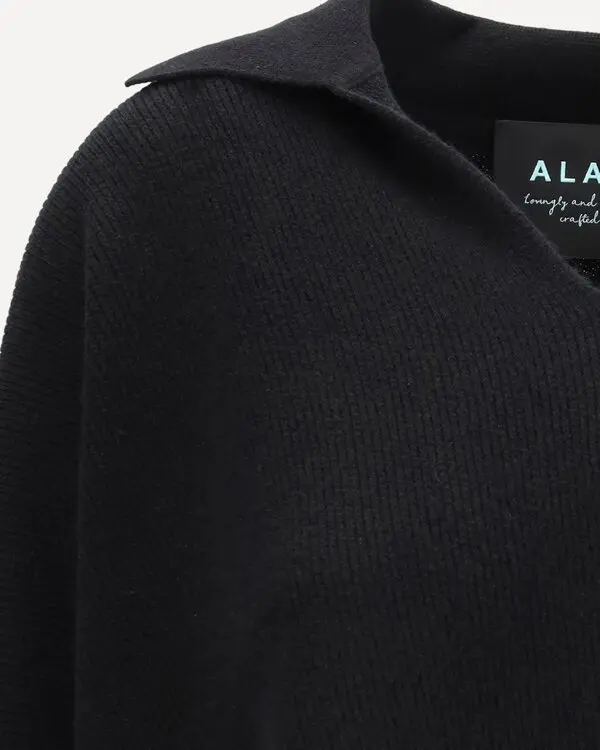 Alanui Pullover With Polo Collar