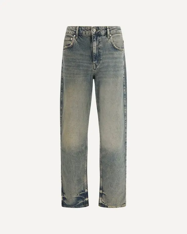 REPRESENT R2 Straight Leg Jeans Faded Denim - Blue