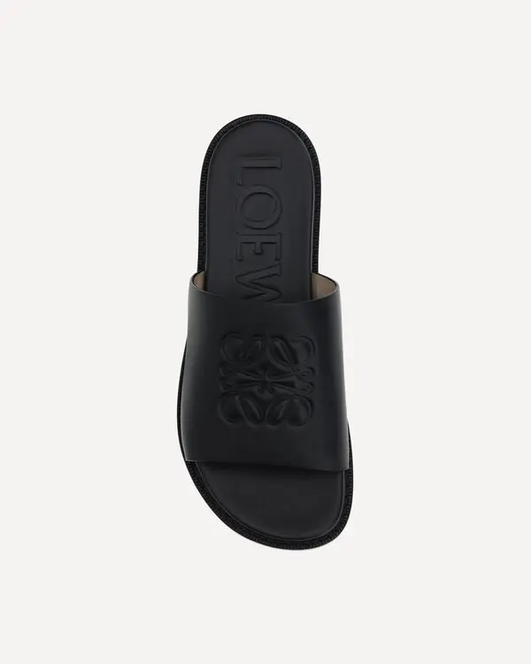 Loewe Slide Anagram Flex Sandals In Calfskin