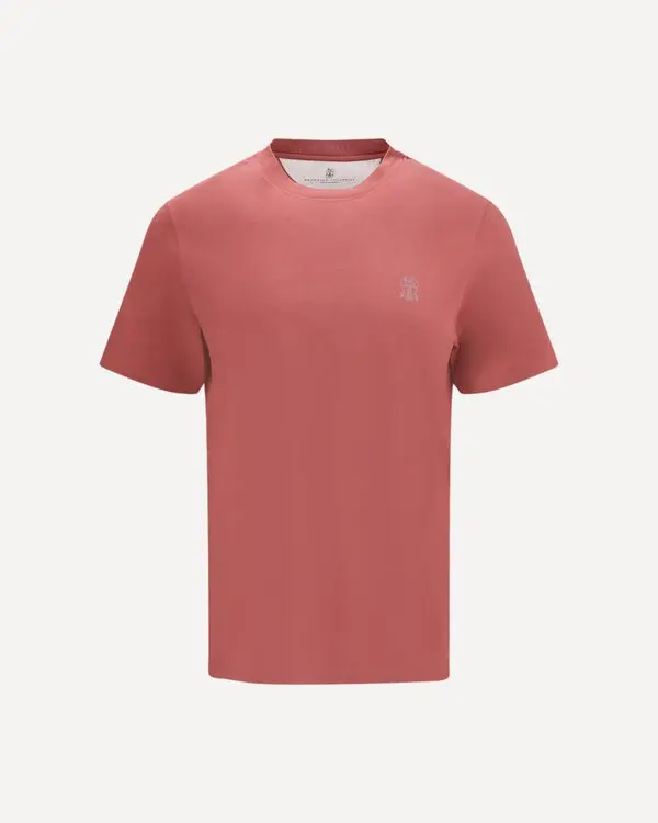 Brunello Cucinelli Logoed T-shirt Ale