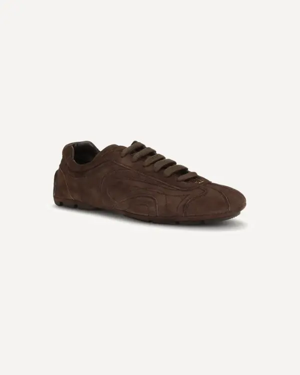 Prada Monte Carlo Re-edition 2005 Suede Sneakers - Brown