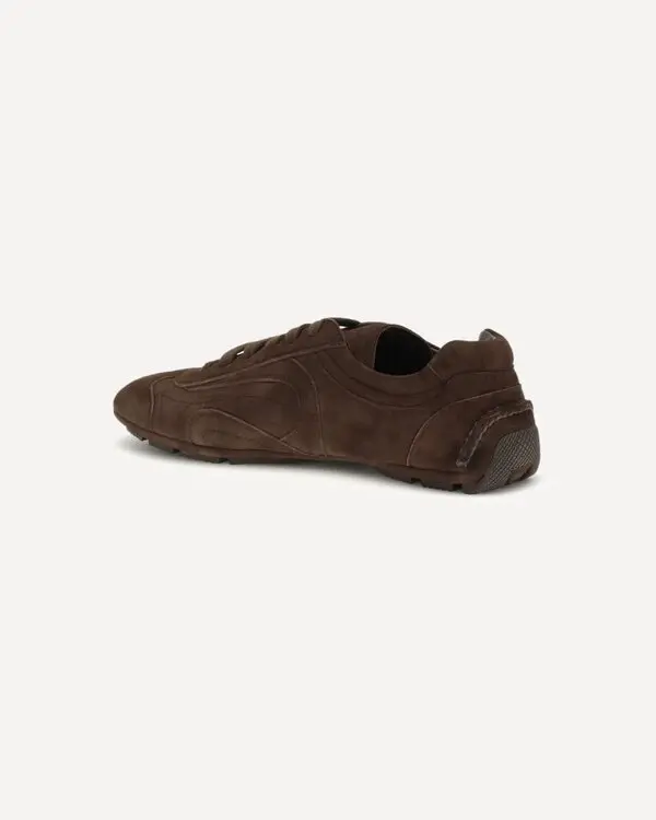 Prada Monte Carlo Re-edition 2005 Suede Sneakers - Brown
