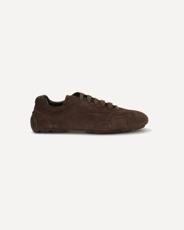 Prada Monte Carlo Re-edition 2005 Suede Sneakers - Brown