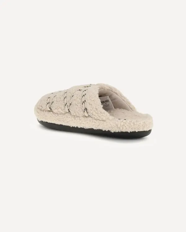 Moon Boot Teddy Slipper - Beige