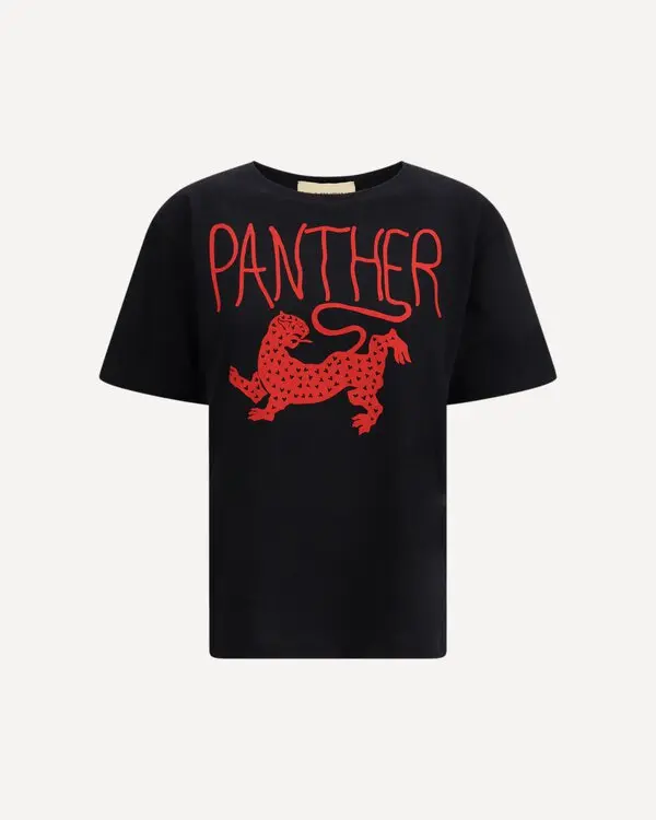 Valentino Garavani Panther Graphic Cotton T-shirt