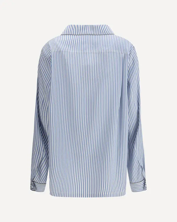 TOM FORD Striped Silk Button-up Shirt - Multicolour