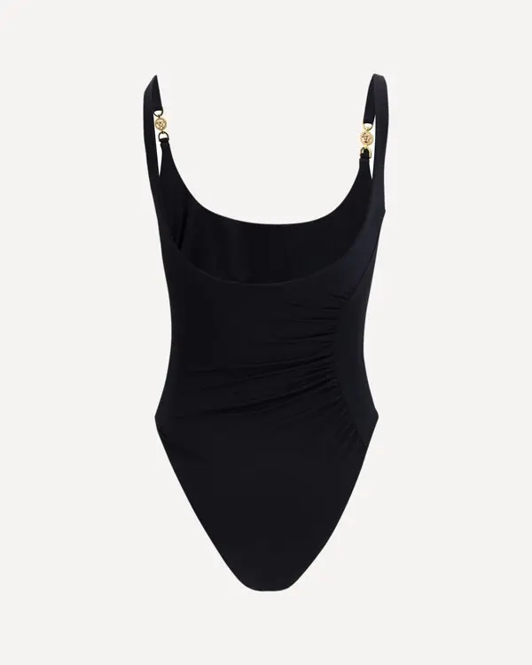 Versace Medusa '95 Gathered Swimsuit