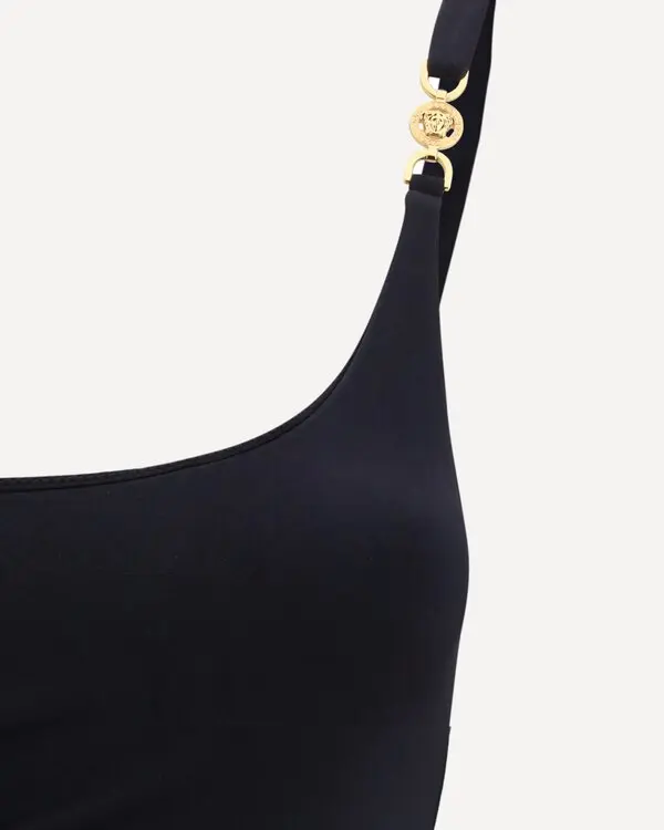 Versace Medusa '95 Gathered Swimsuit