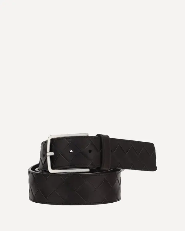 Bottega Veneta Leather Belt - Brown