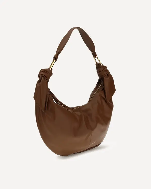 COCCINELLE Furoshiki Shoulder Bag - Brown