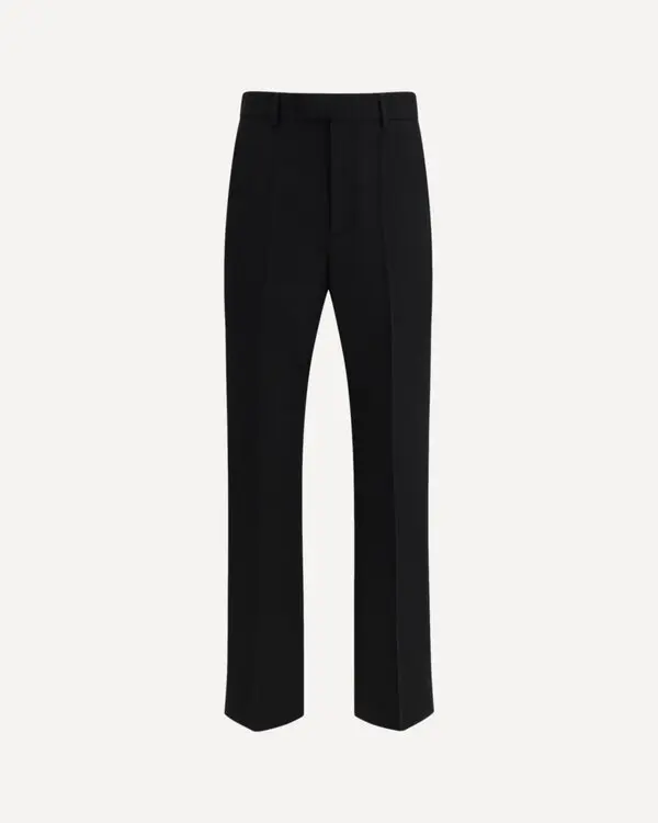 Valentino Garavani Virgin Wool Tailored Pants - Black