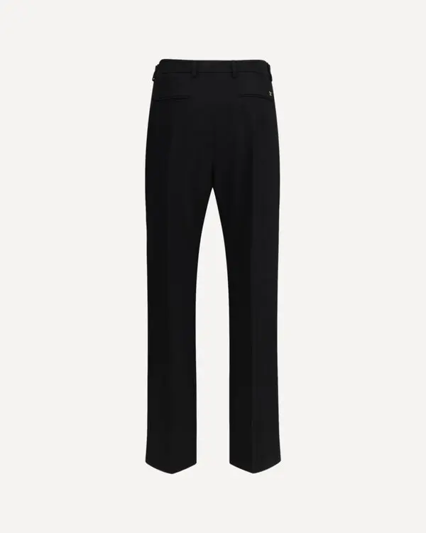 Valentino Garavani Virgin Wool Tailored Pants - Black