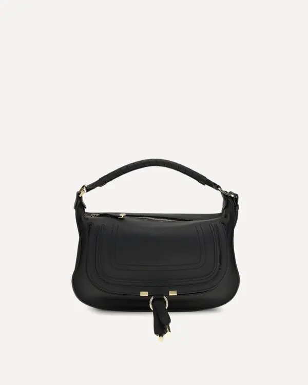 Chloé Marcie Small Shoulder Bag - Black