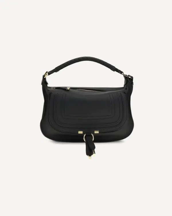 Chloé Marcie Small Shoulder Bag - Black