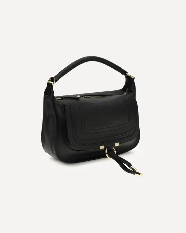Chloé Marcie Small Shoulder Bag - Black