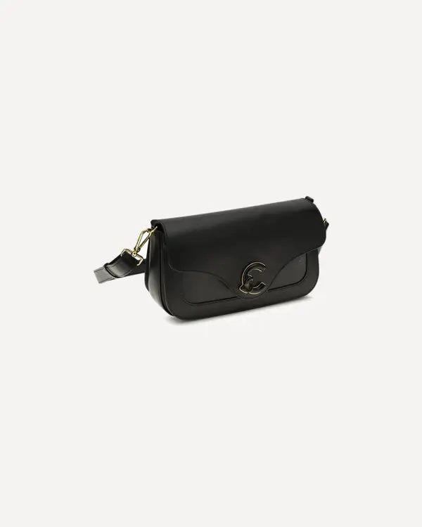 COCCINELLE C-me Shoulder Bag - Black