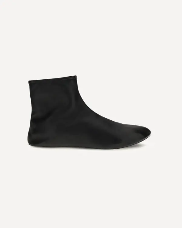 THE ROW Shearling Lined Ankle Boots