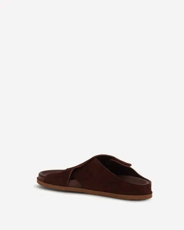 PEDRO GARCIA Danai Suede Sandals With Maxi Velcro Strap