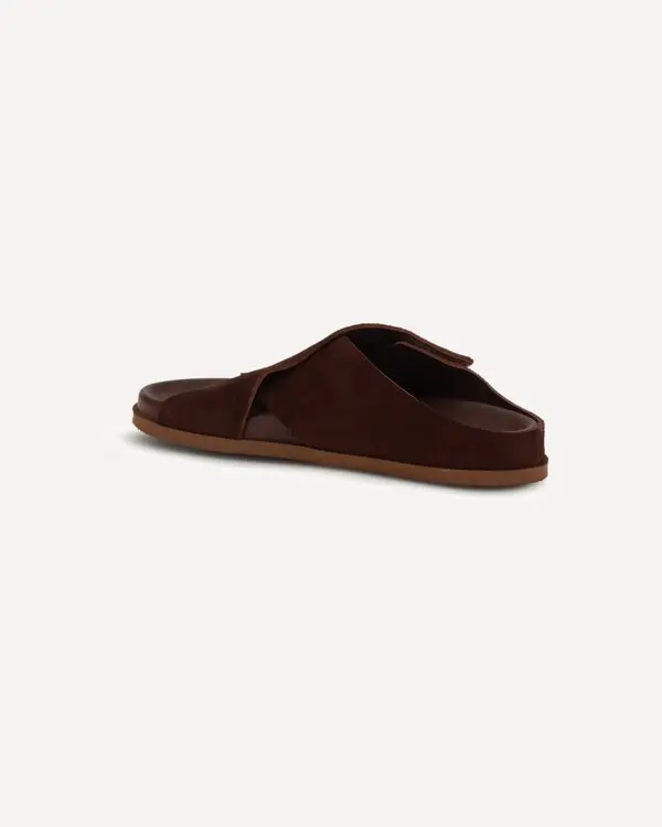 PEDRO GARCIA Danai Suede Sandals With Maxi Velcro Strap