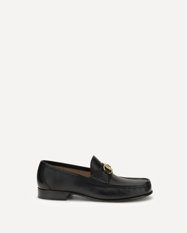 Valentino Garavani Signature Vlogo Loafers - Black