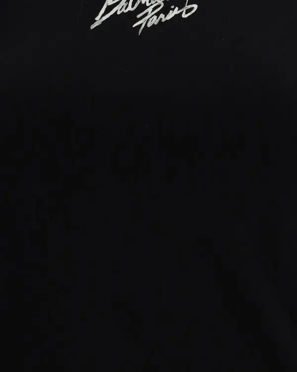 Balmain Paris Brush Print Tank Top - Black