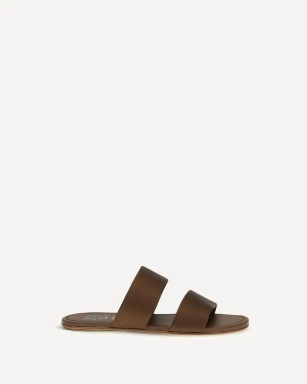 PEDRO GARCIA Double-band Satin Sandals