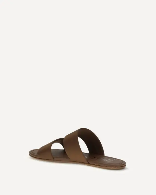 PEDRO GARCIA Double-band Satin Sandals