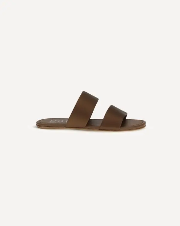 PEDRO GARCIA Double-band Satin Sandals