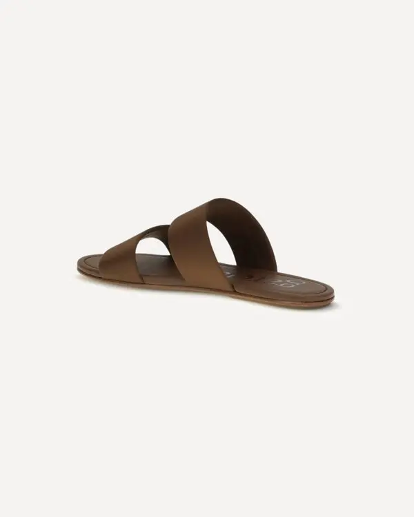 PEDRO GARCIA Double-band Satin Sandals
