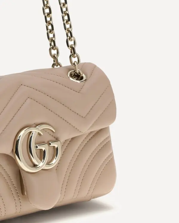 Gucci Gg Marmont Small Shoulder Bag - Pink