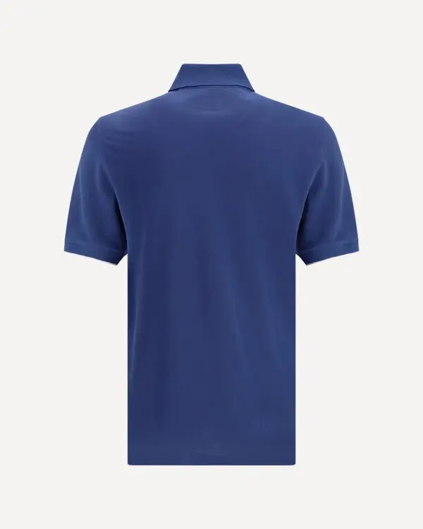 Brunello Cucinelli Cotton Polo - Blue