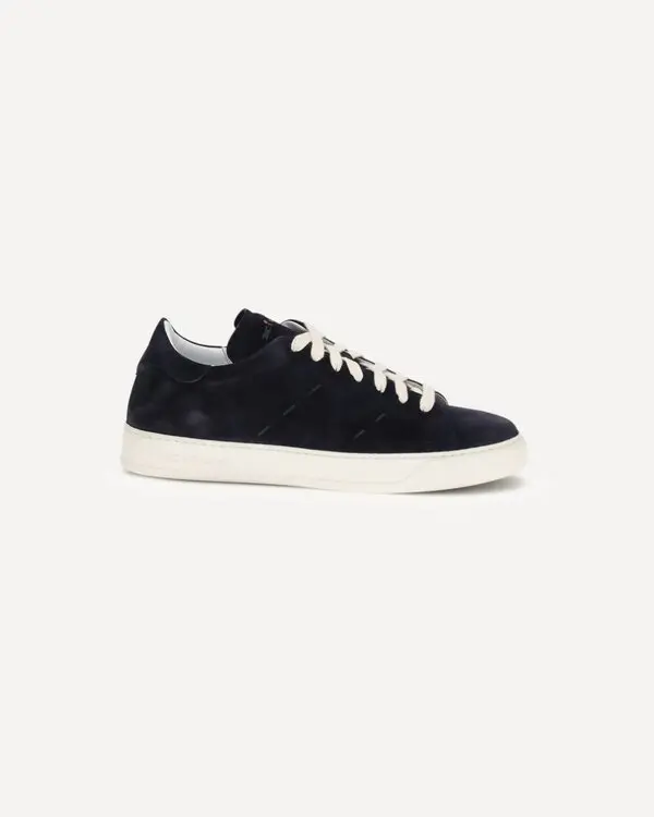 Kiton Suede Lace-up Sneakers - Blue