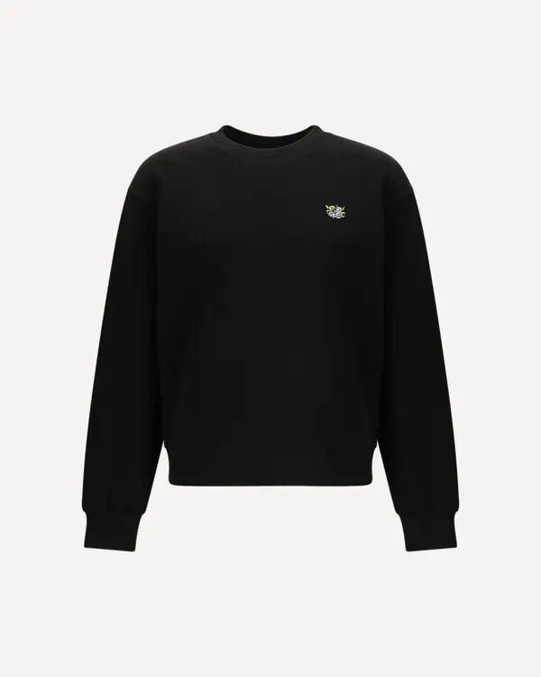 Kenzo Cotton Sweatshirt With Wild Tiger Embroidery