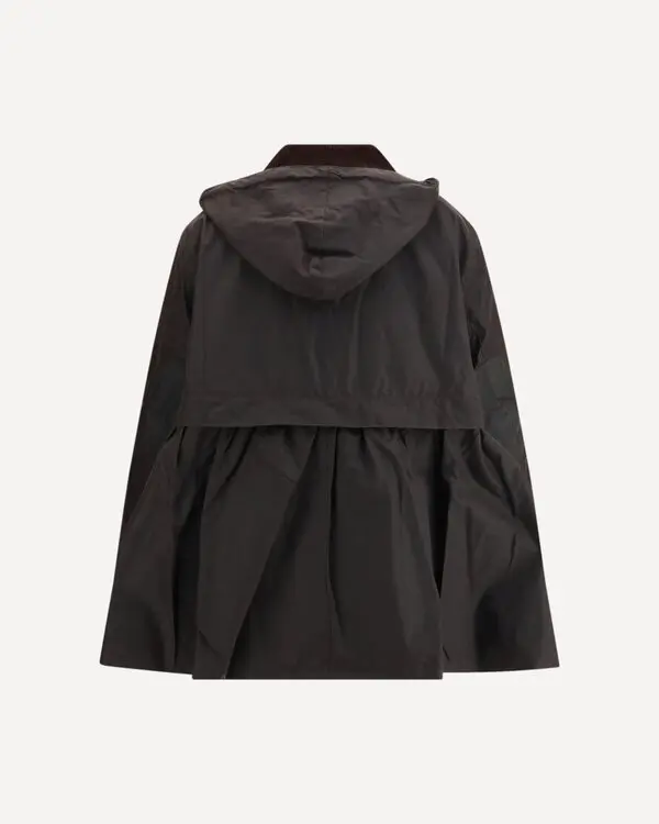 Barbour X Ganni Waxed Peplum Jacket