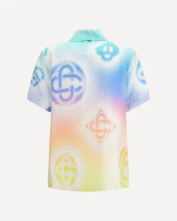 Casablanca Halftone Logo Short-sleeve Shirt