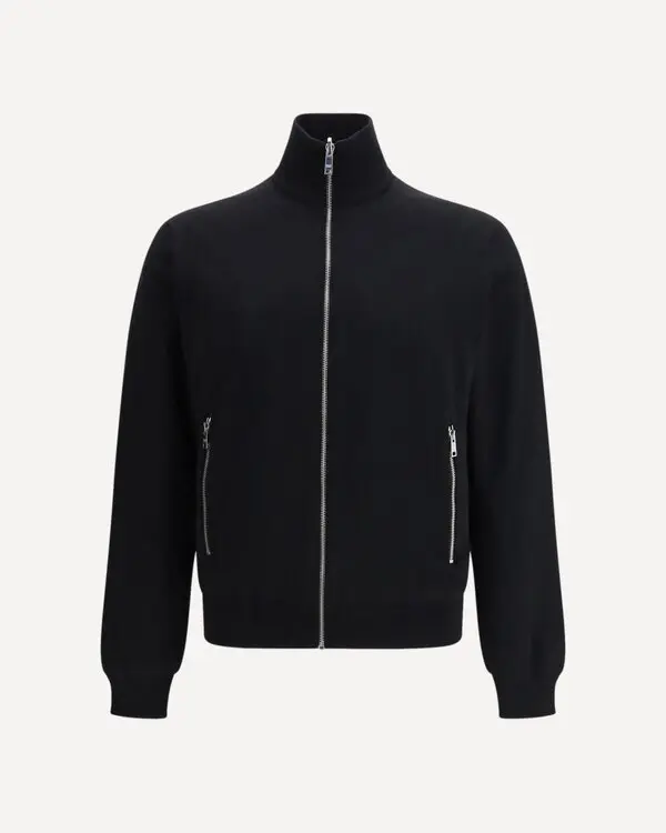 Prada Reversible Wool And Re-nylon Bomber Jacket